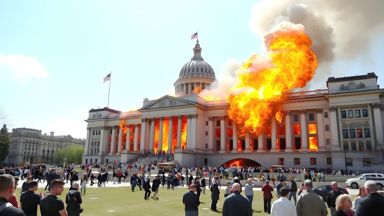 2 minutes ago! The largest US Parliament building in Washington was ...
