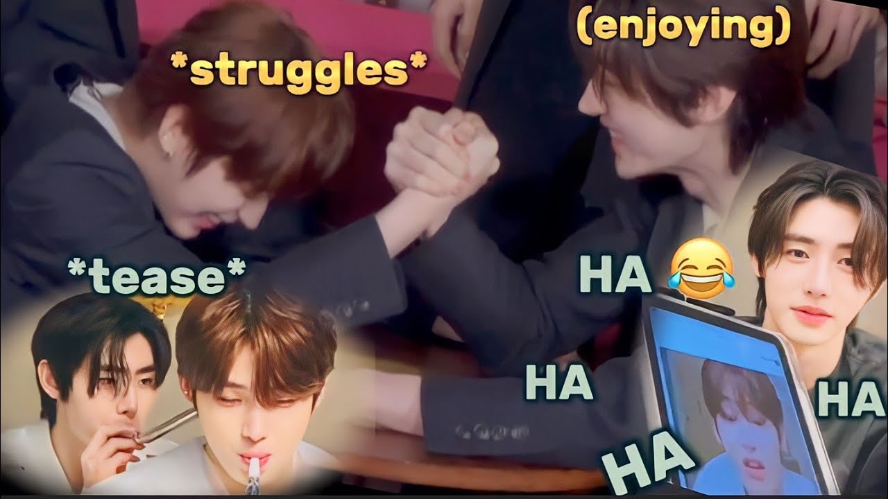 just sunghoon and sunoo can't live without bickering and teasing each ...