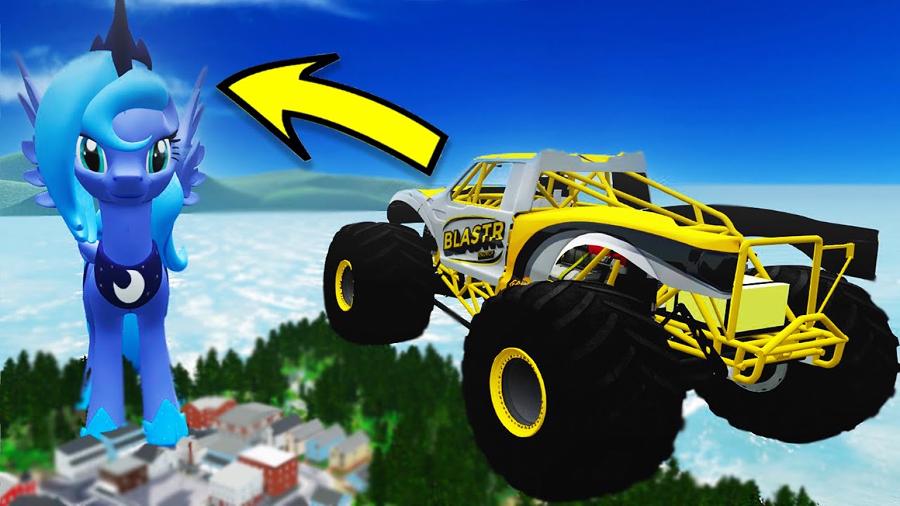 Monster Trucks Vs My Little Pony! - Beam Ng Drive - YouTube