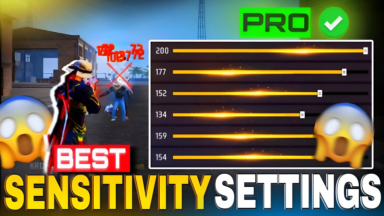 NEW HEADSHOT SENSITIVITY SETTINGS FREEFIRE TELUGU 2024 || FREE FIRE ...