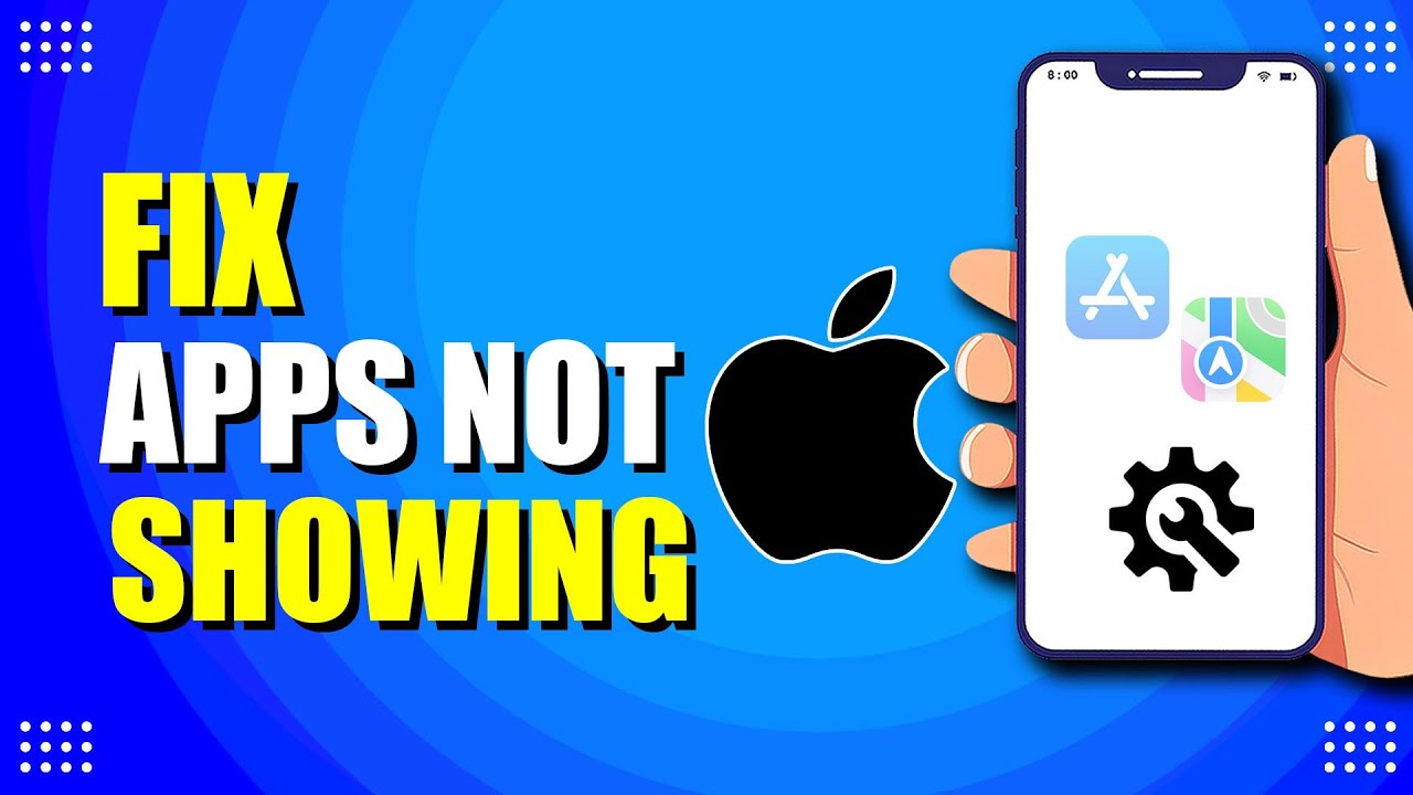 How To Fix iPhone Apps Not Showing (Quick & Easy) - YouTube