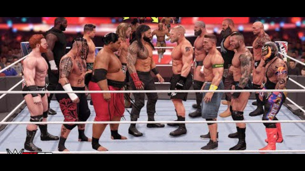 wwe royal rumble match - YouTube