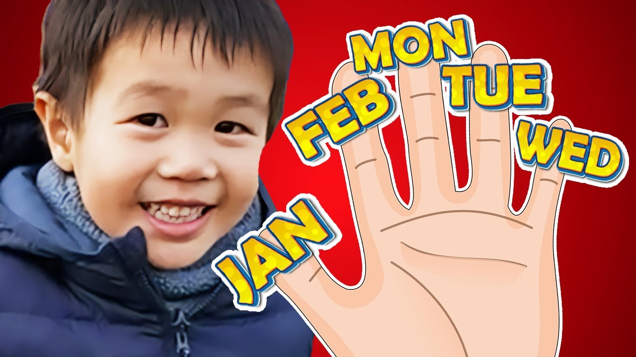 Days Of The Week Finger Family! & Months Finger Family | Nursery Rhymes ...