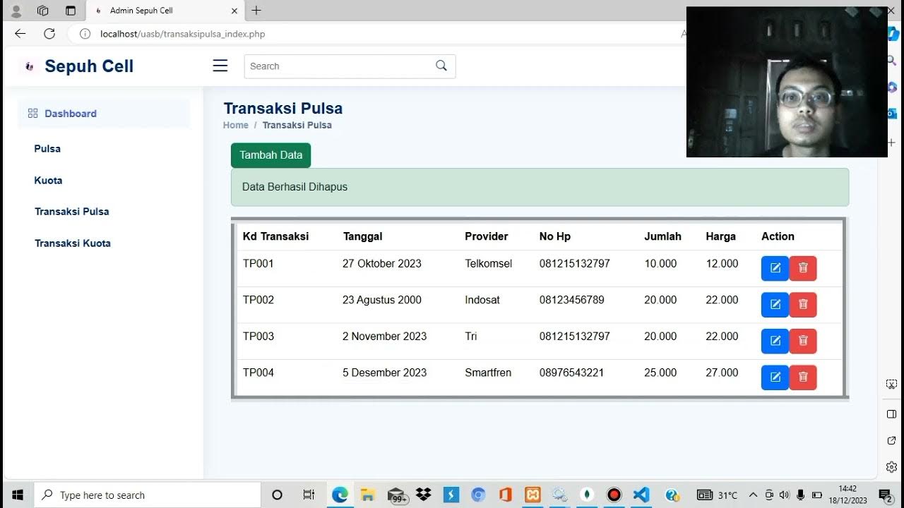 Project Akhir Basis Data Lanjut Penerapan Database MongoDB Berbasis Web Menggunakan PHP - YouTube