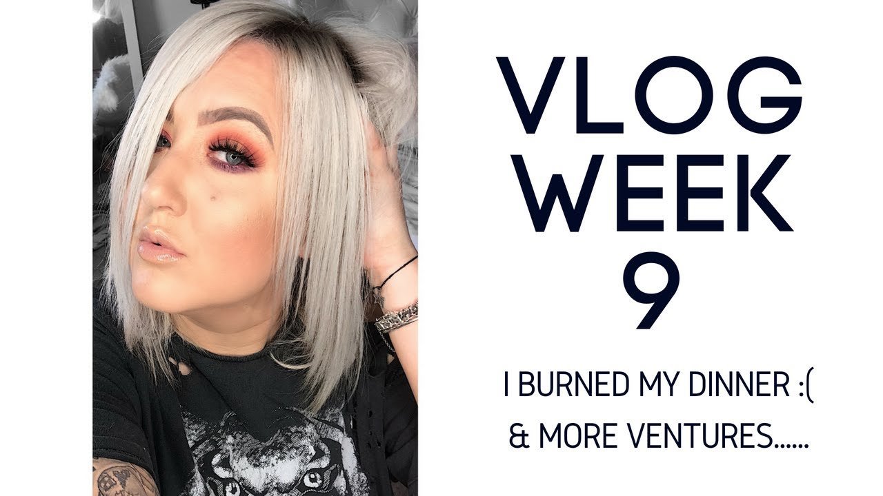 I BURNED MY DINNER :( | VLOG| WEEK 9| NIKKI - YouTube