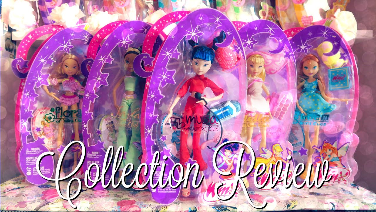 Winx Club Mattel - Pyjama Collection Review [ENG Sub] - YouTube