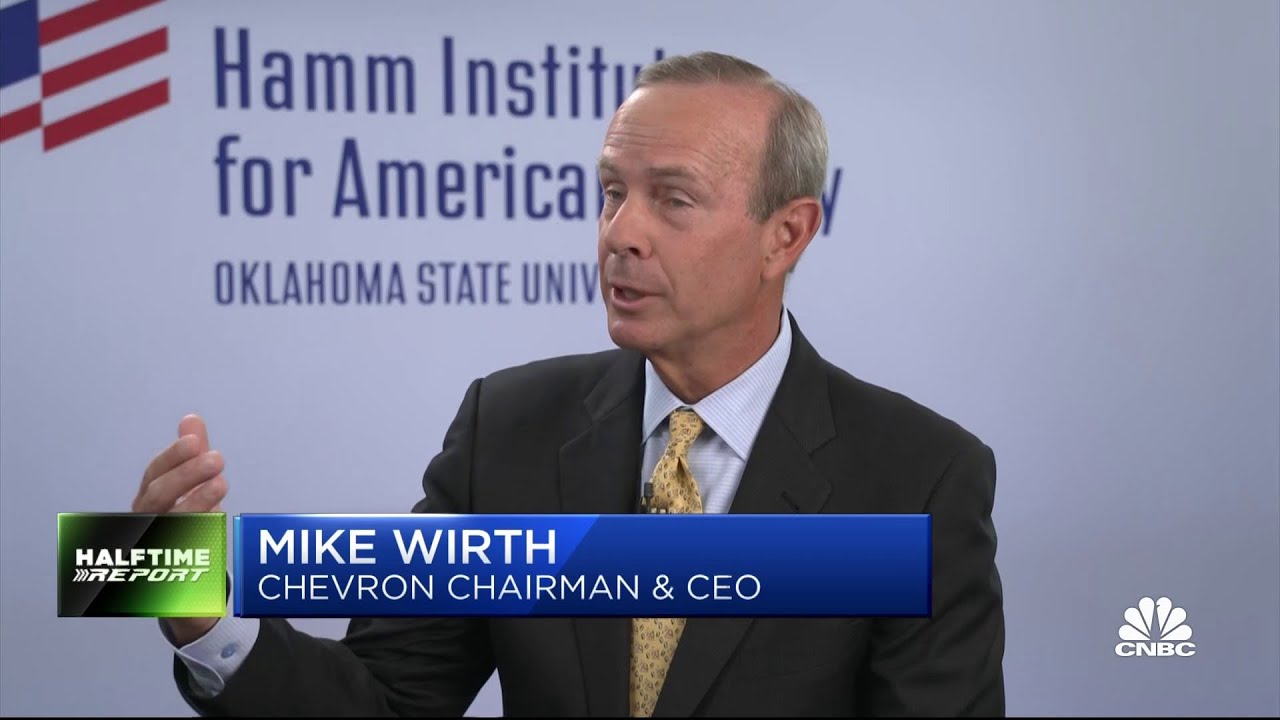 Chevron CEO Mike Wirth on oil prices: Risks remain more to the upside ...