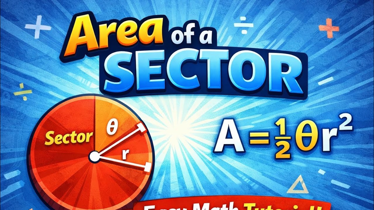 Area of a Sector – Explanation & Examples | IGCSE & GCSE Maths - YouTube