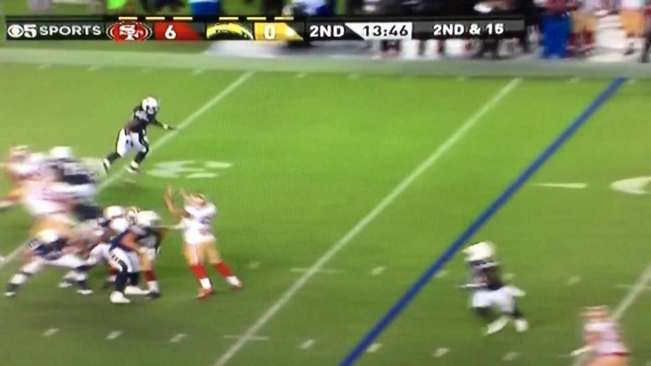 49ers ILB Shayne Skov makes a nice play in preseason 2016 - YouTube