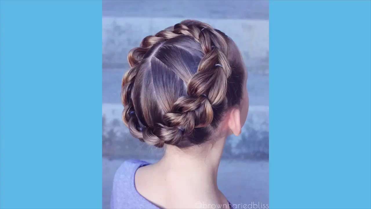 Pull Through Crown Braid // One Minute Tutorial // Brown Haired Bliss ...