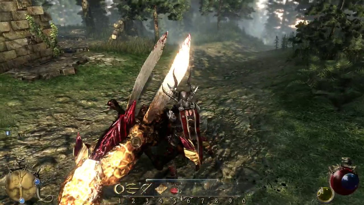 Two Worlds 2 modified weapons movesets showcase - YouTube