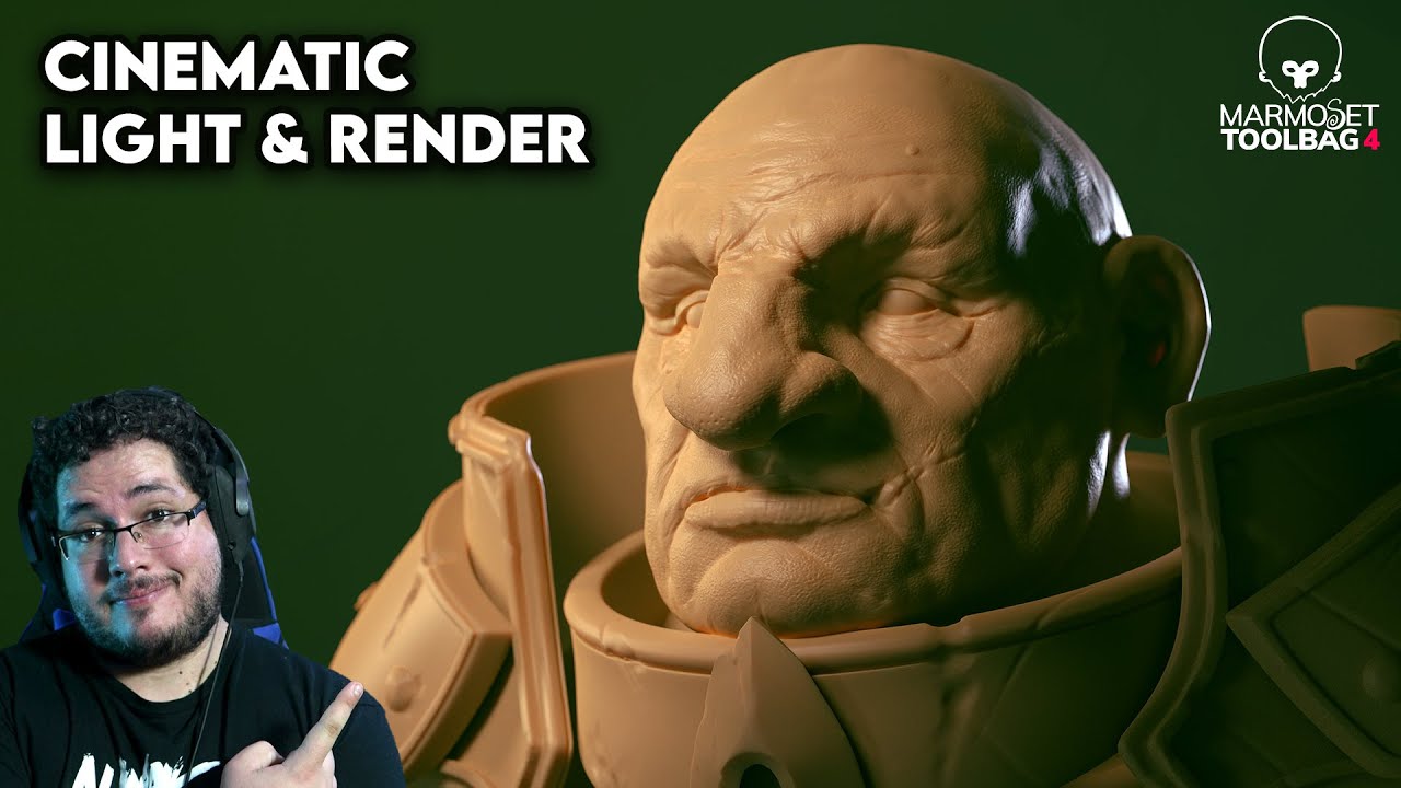How to Set Up Cinematic Render in Marmoset Toolbag 4 - YouTube