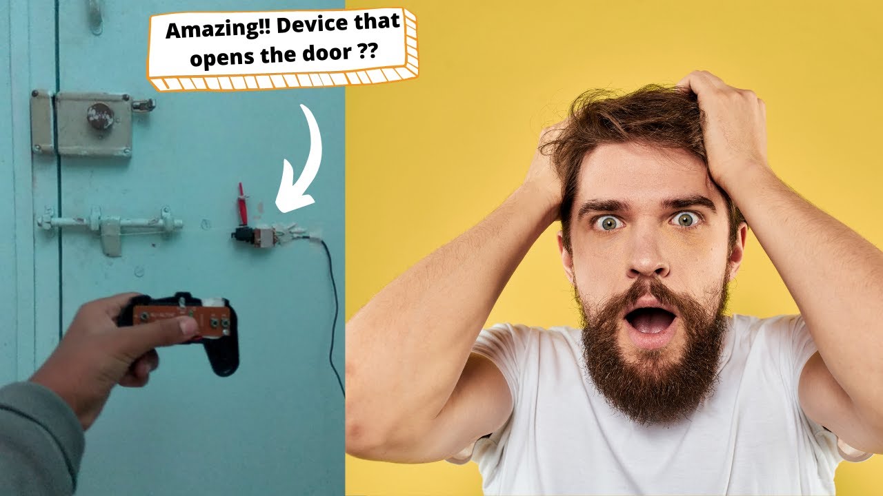 Amazing device that opens the door??? Home made and cheap - YouTube