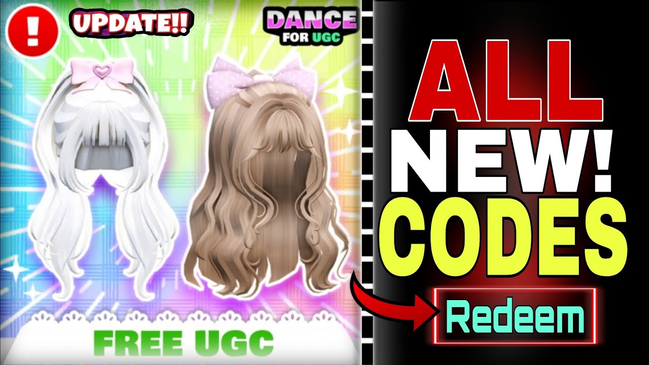 ALL NEW! DANCE FOR UGC ROBLOX CODES 2026 - DANCE FOR UGC CODES 2026 ...