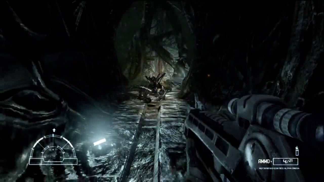 Aliens Vs Predator Walkthrough - Marines Part 10 - Ruins 2/2 HD ...