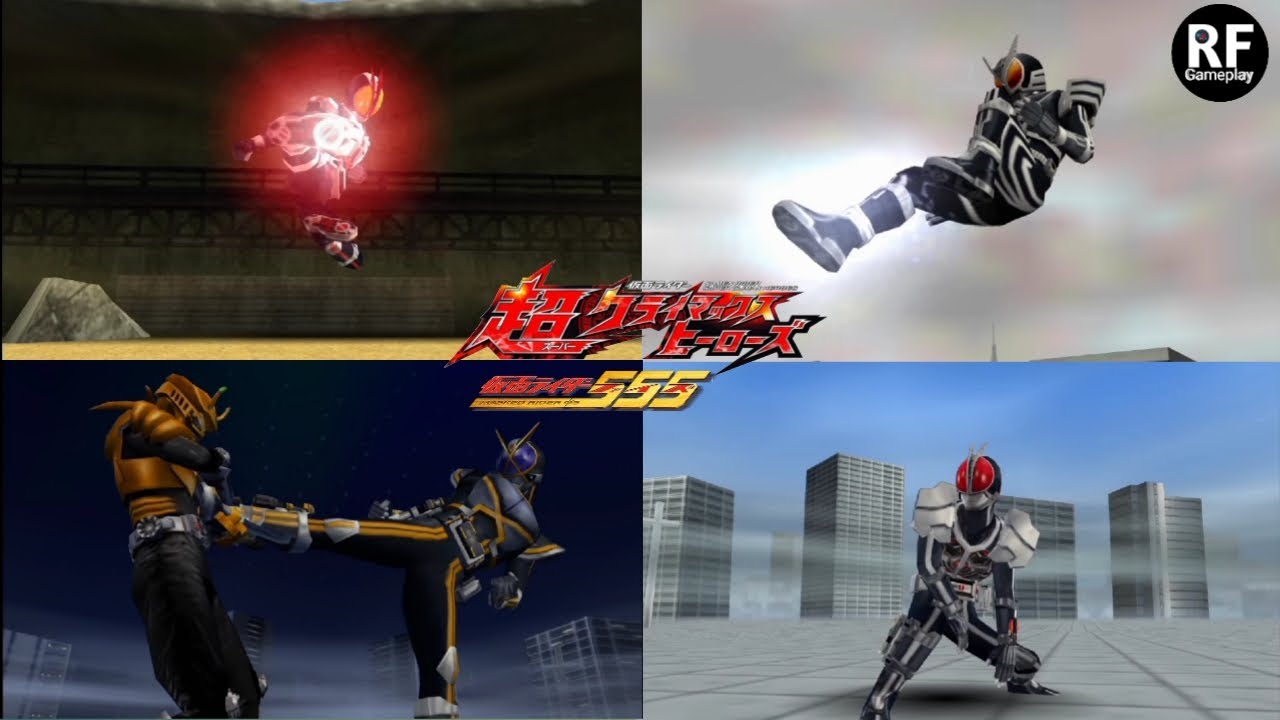 SEMUA RIDER KICK!😱 DI KAMEN RIDER FAIZ (555) || KAMEN RIDER SUPER ...
