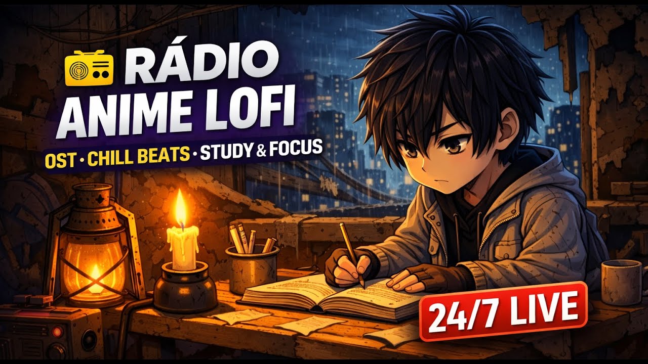 Radio Anime Lofi 🌙 Chill Beats for Study, Relax & Focus | 24/7 Live ...