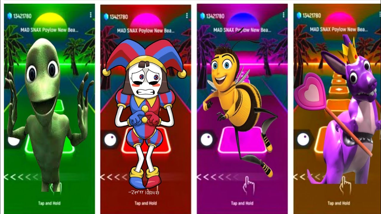 The Amazing Digital Circus🆚Alien Dance🆚Bee🆚FAIRY URUROO KANGAROO🔥Who is ...