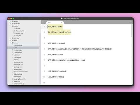 Learn Laravel Vapor #11: Updating environment variables - YouTube