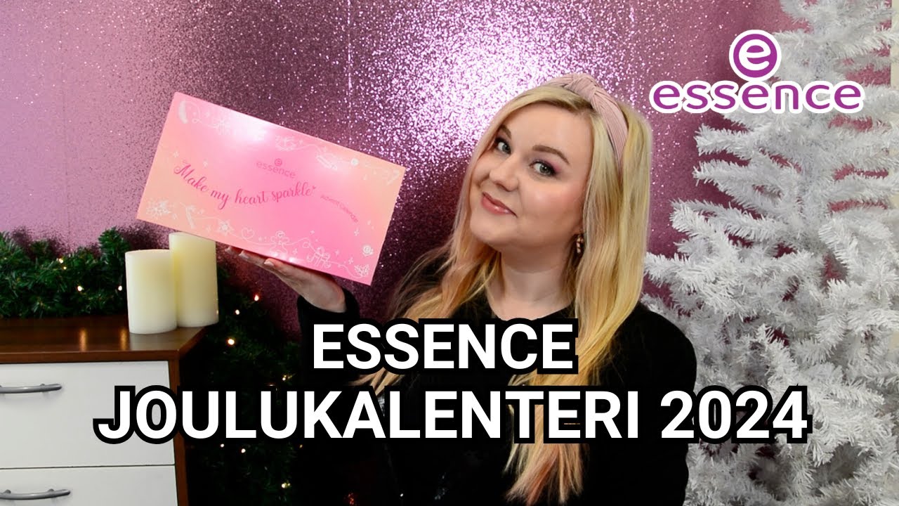 ESSENCE JOULUKALENTERI 2024 | Make My Heart Sparkle. Alle 40 euron meikkikalenterin koko sisältö ...