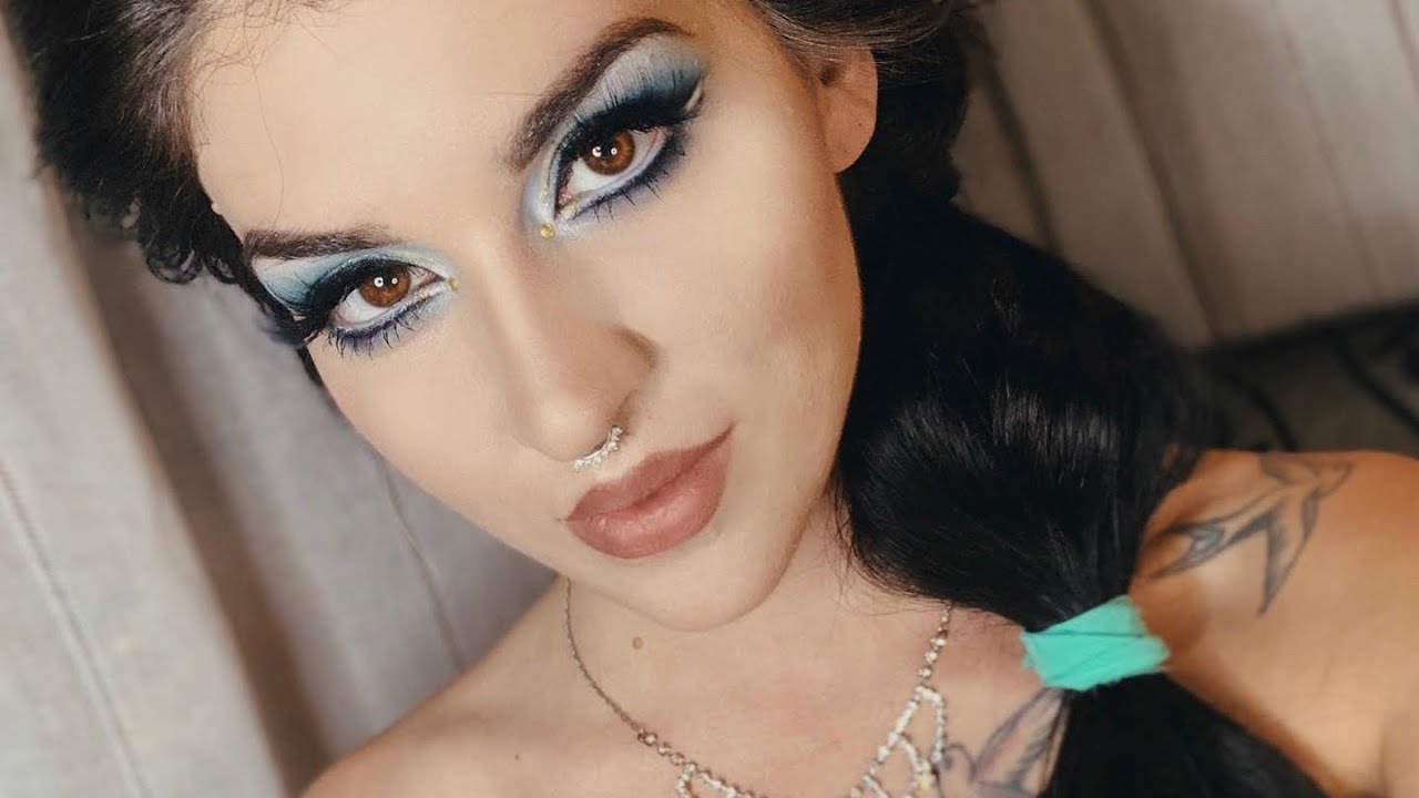Princess Jasmine makeup tutorial - YouTube