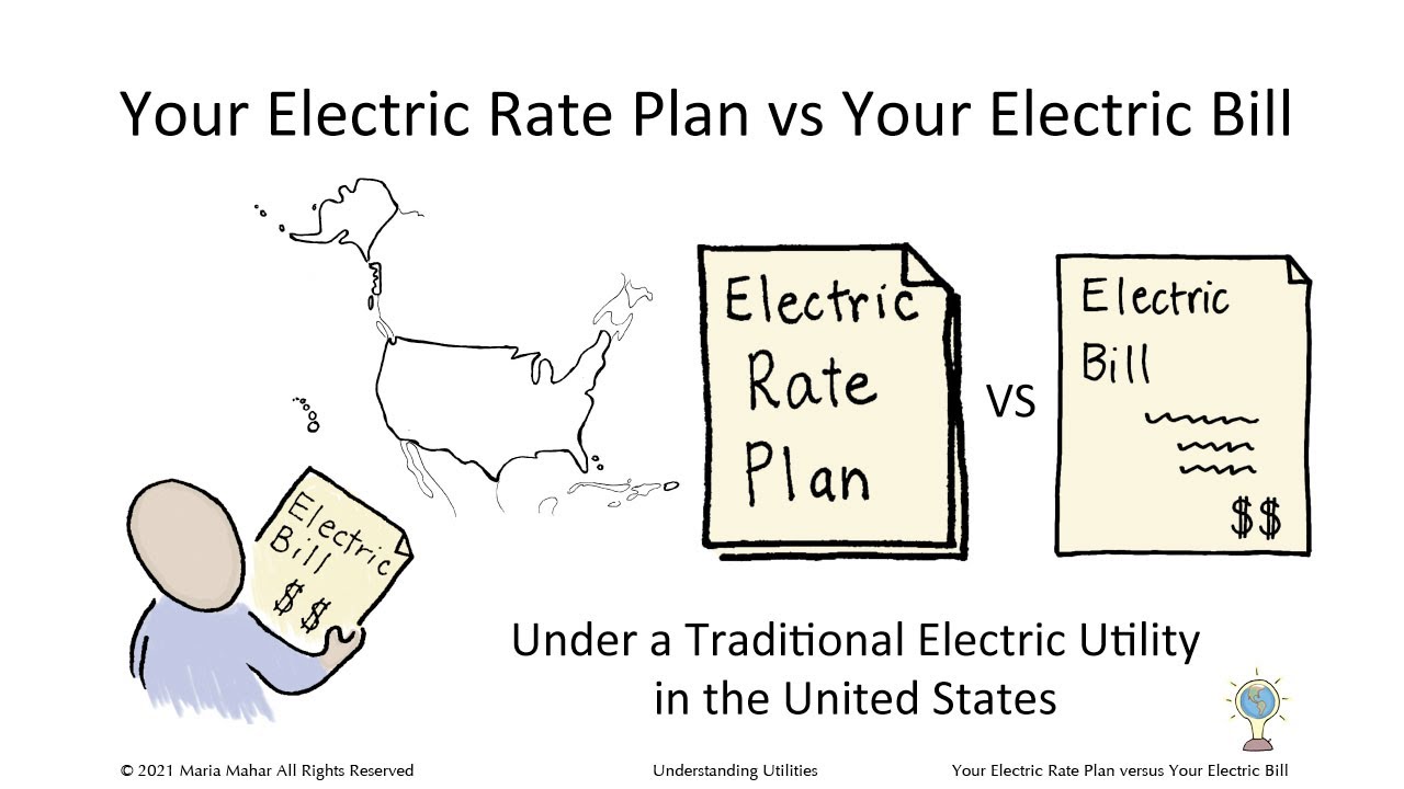 Your Electric Rate Plan vs Your Electric Bill - YouTube
