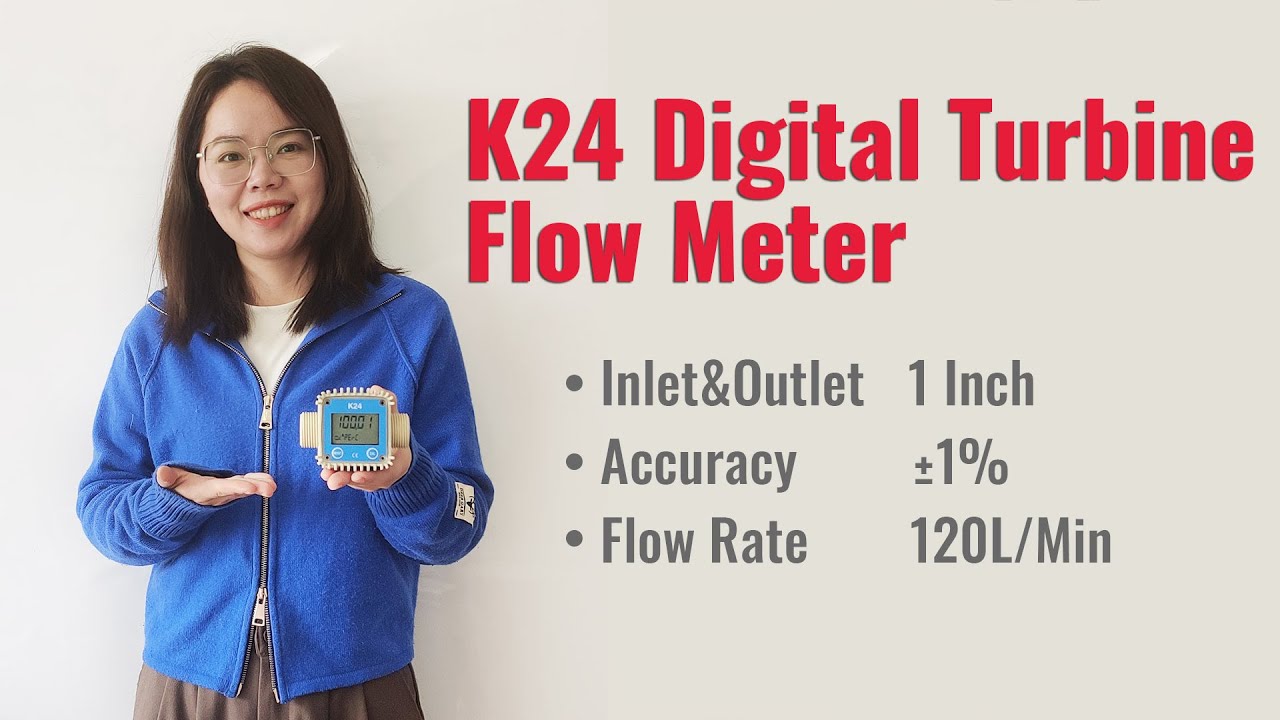 K24 Digital Turbine Flow Meter Introduction Video - YouTube