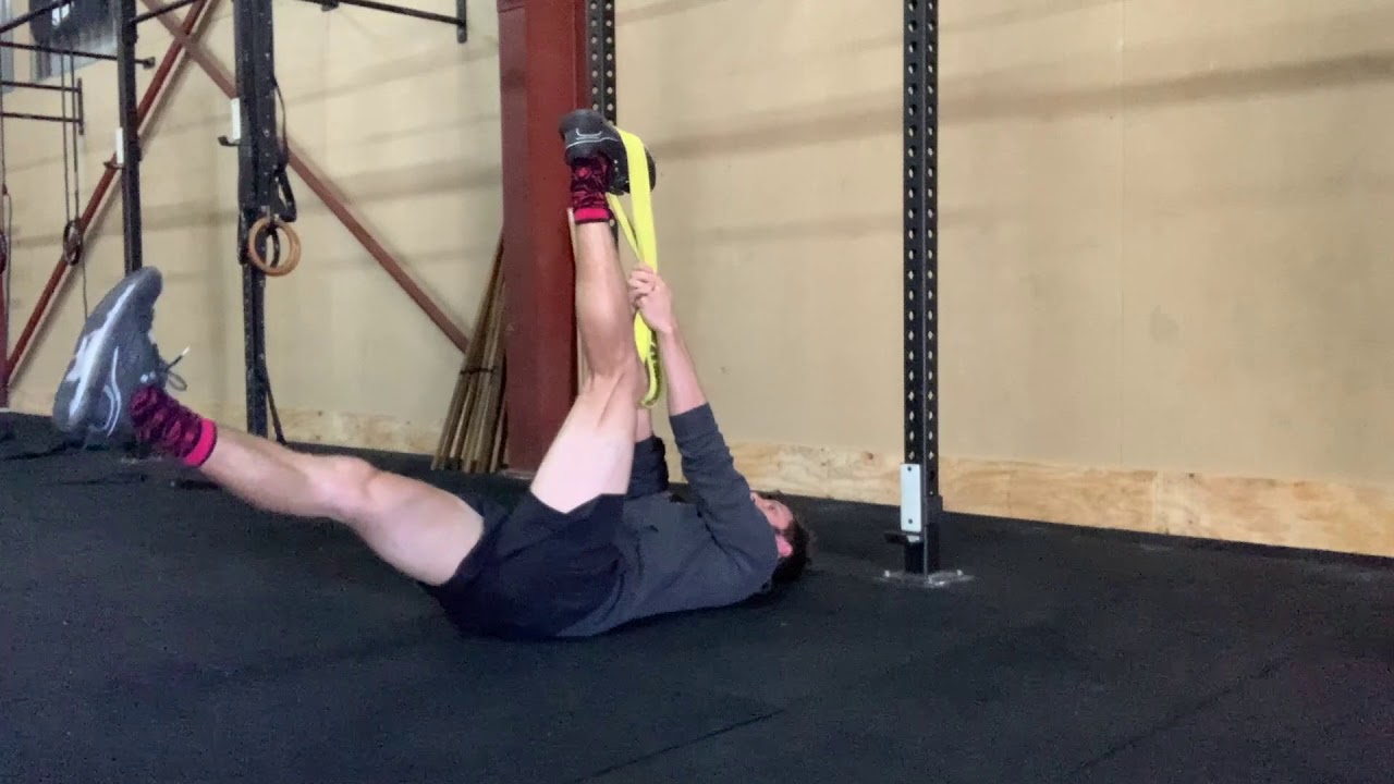 Reverse Active Straight Leg Raise - YouTube