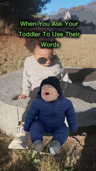 When You Ask Your Toddler To Use Their Words - YouTube