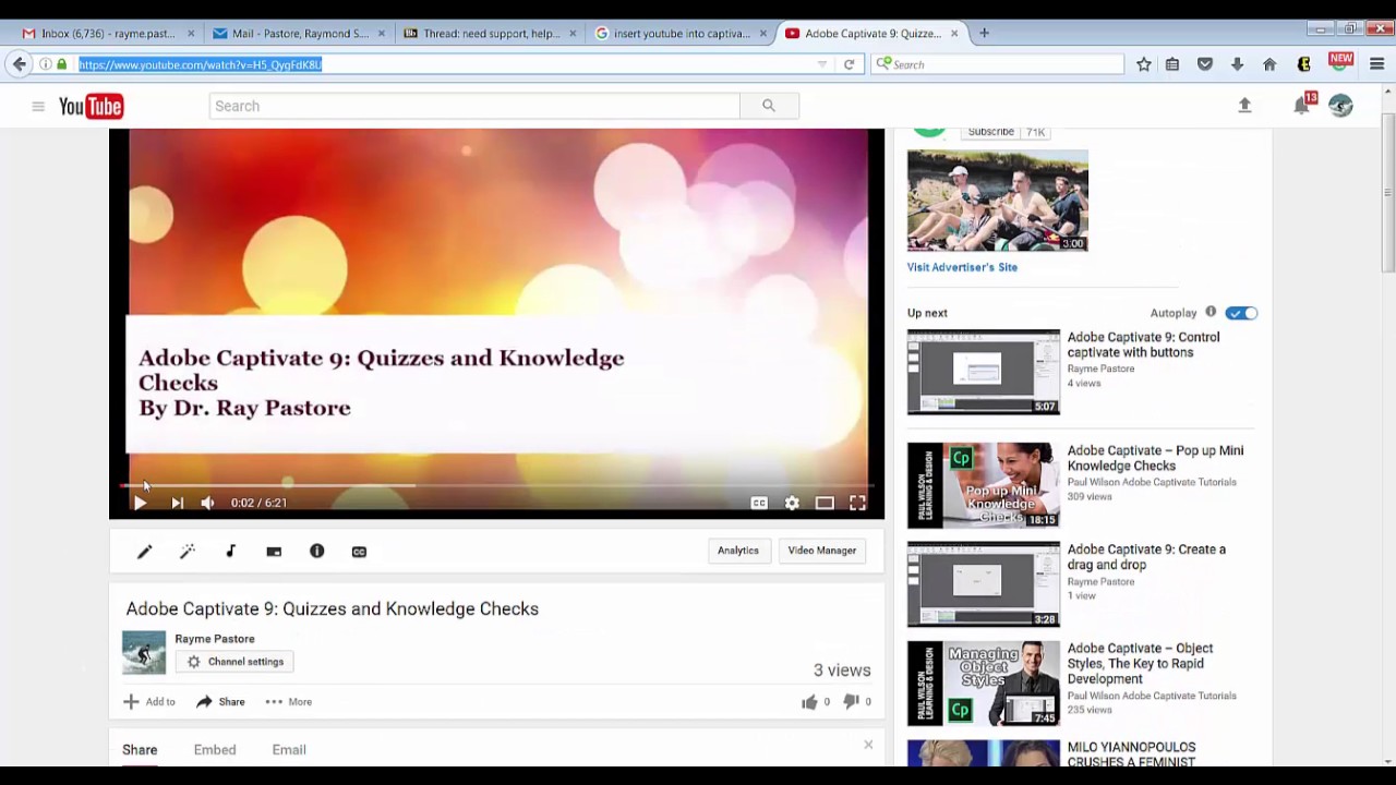 Adobe Captivate 9: How to add youtube videos - YouTube