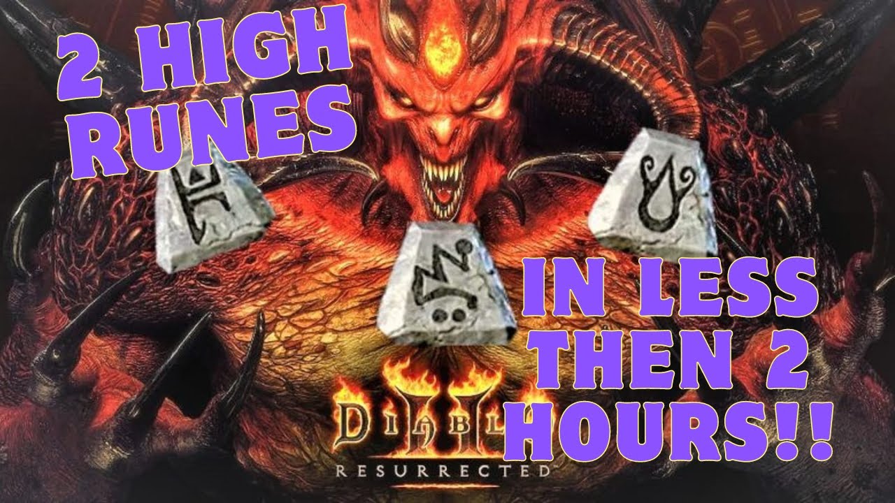 2 High Runes In Less Then 2 Hours-Diablo 2 Resurrected#d2r # ...