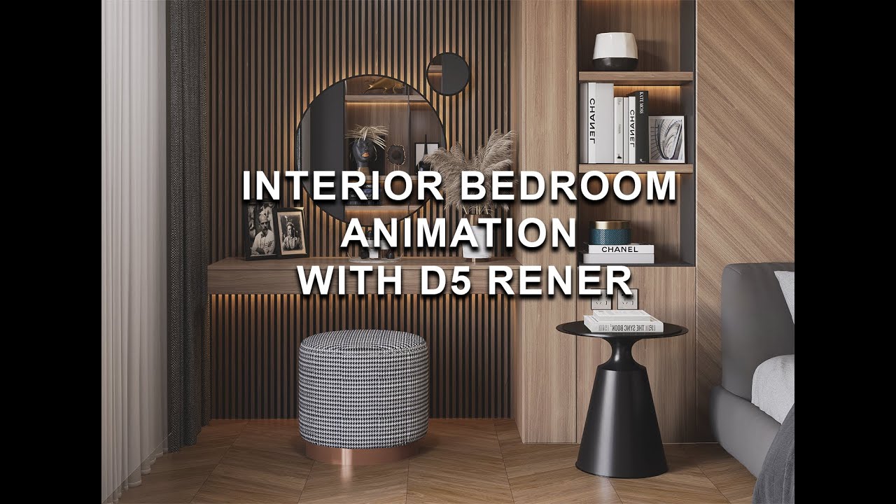 Interior Bedroom Animation With D5 Rener - YouTube