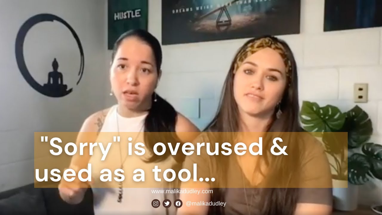 Pashyn + Wendy Santos: People overuse and use "Sorry" as a tool - YouTube