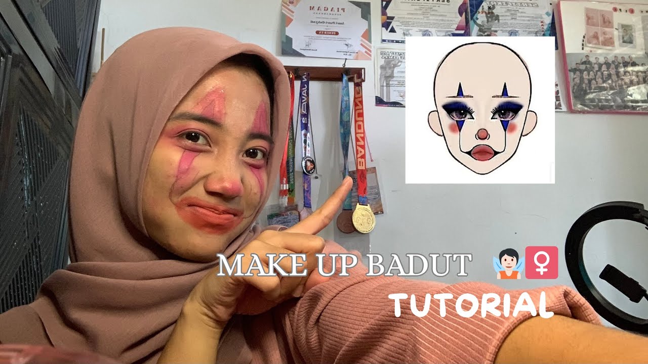 Make Up Badut Viral Tiktok Tutorial 💄🤡 - YouTube