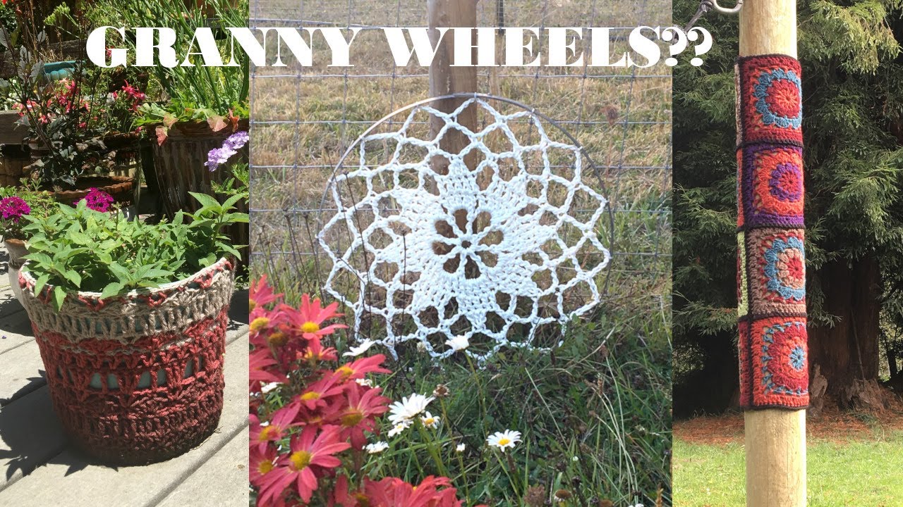 Crochet *Garden Art* Tutorials - Creative Outdoor Fiber Craft Projects ...