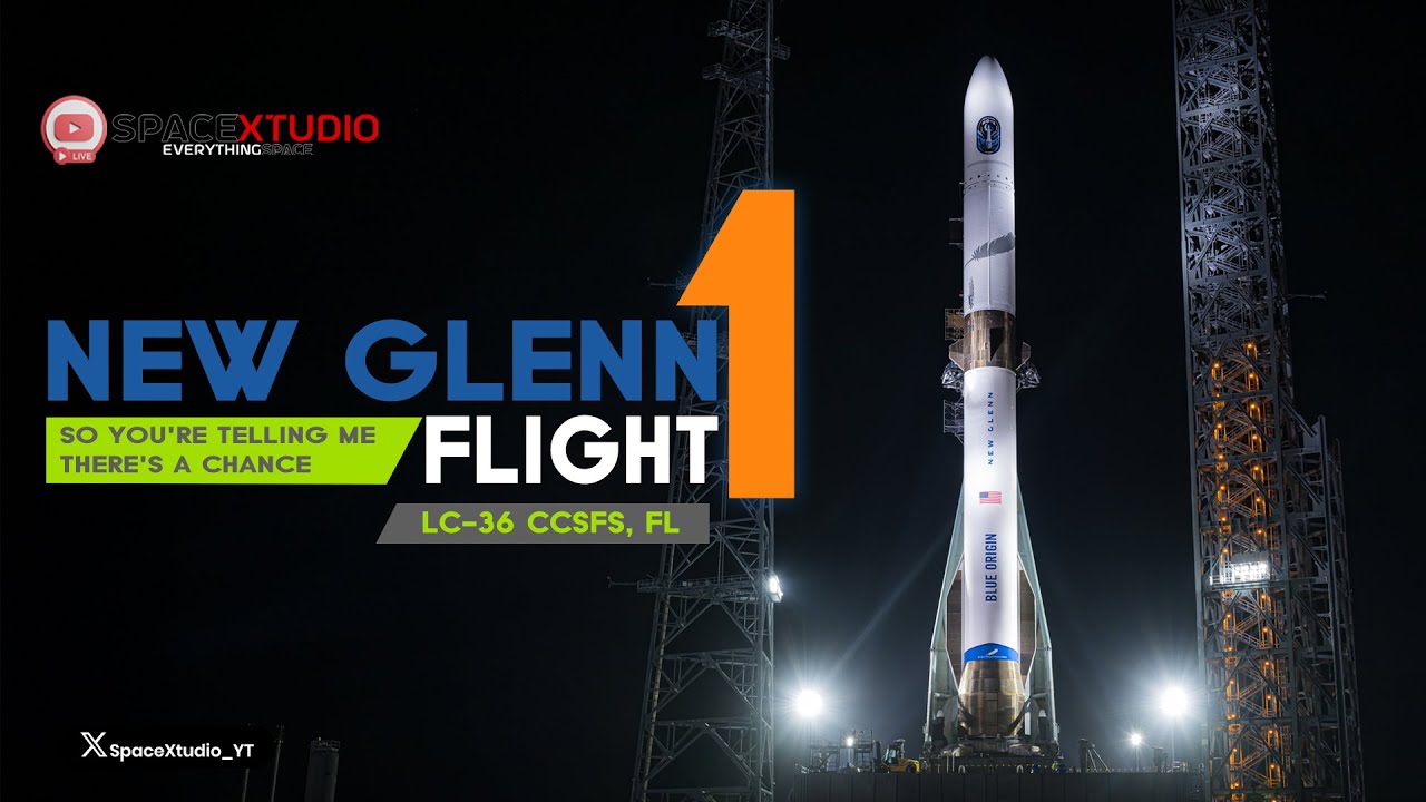 Live Coverage of Blue Origin's New Glenn Flight 1 from LC-36, Cape ...