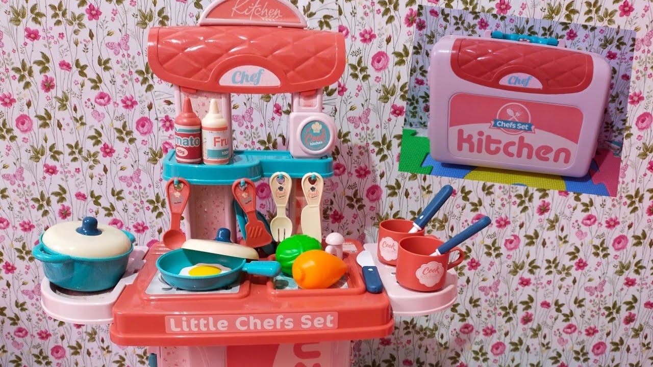 UNBOXING TOY | CHEFS SET KITCHEN - YouTube