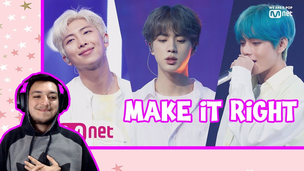 First time listening to BTS Make it Right - MV + Live Performance ...