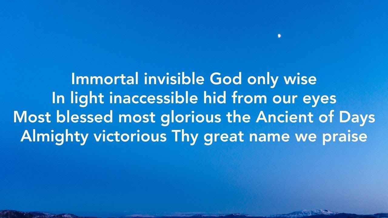 Immortal Invisible - YouTube