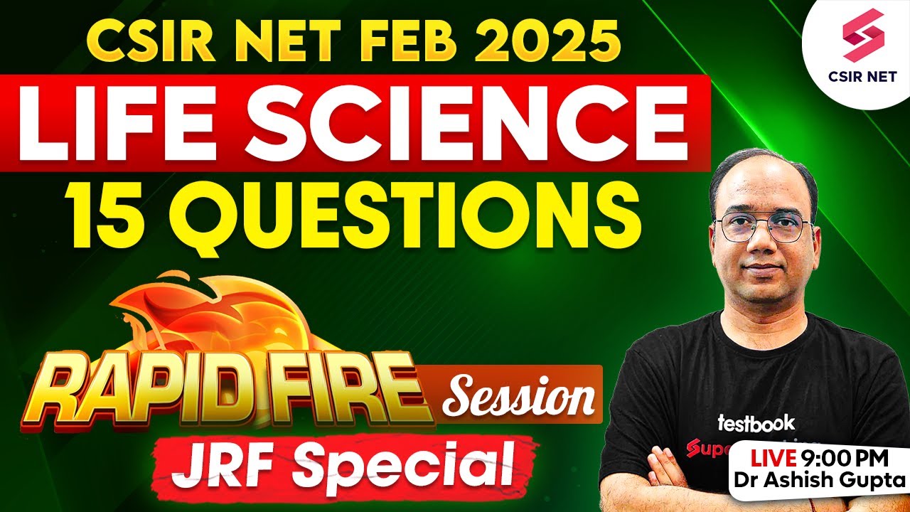 CSIR NET Life Science Important Questions | CSIR NET Life Science ...