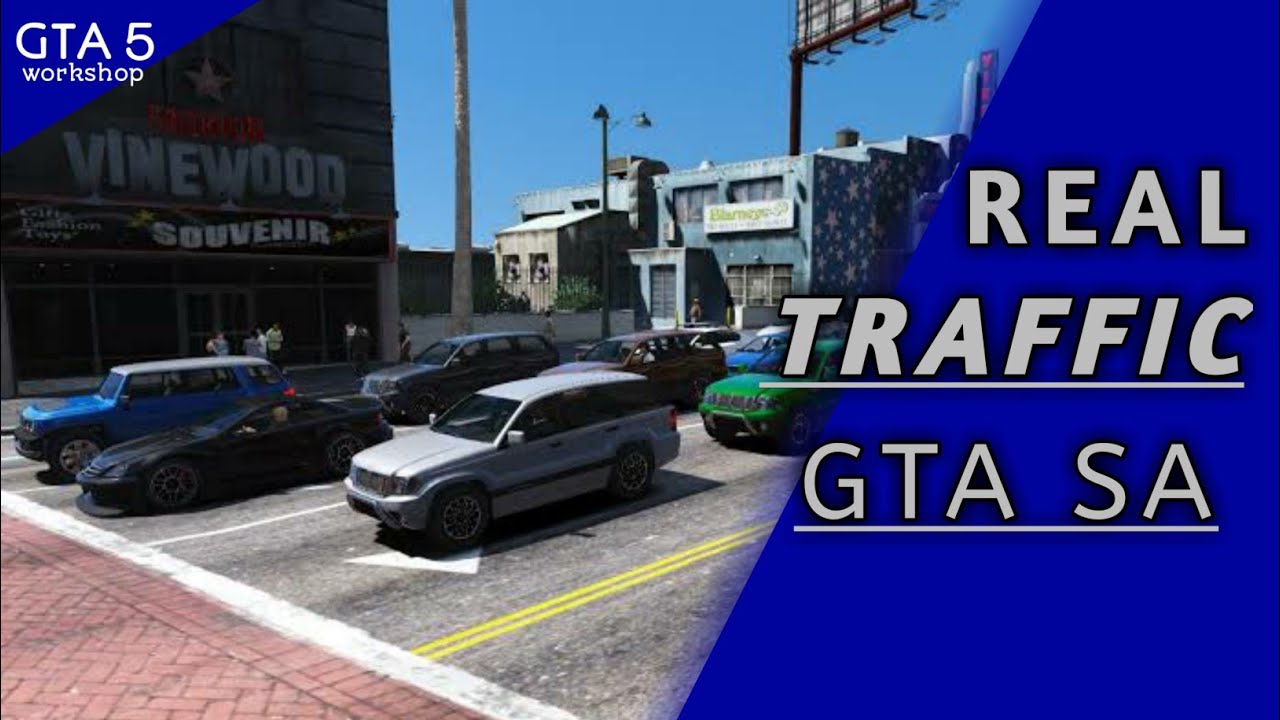 Real Traffic GTA V Mod Download - GTA SA Android - YouTube