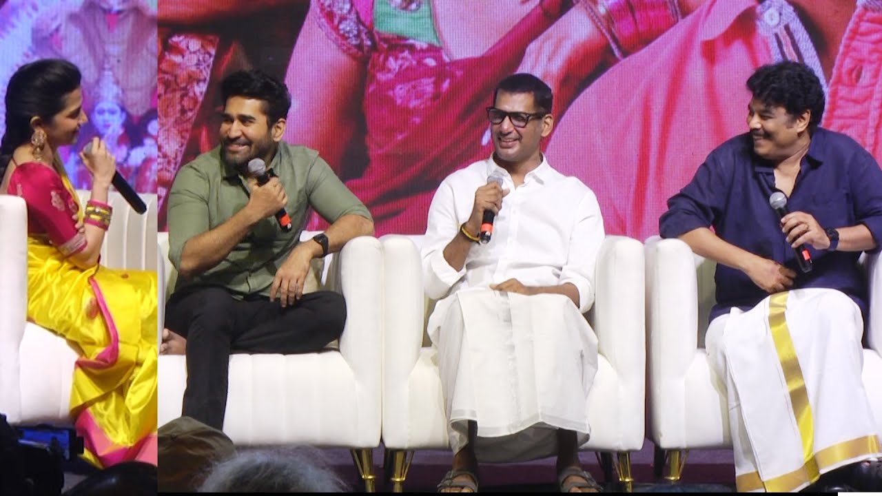 Madha Gaja Raja Team Fun Interaction With DD | Madha Gaja Raja Pre ...