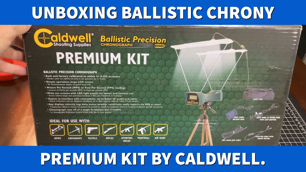 Unboxing the Caldwell Ballistic Chronograph PREMIUM KIT - YouTube