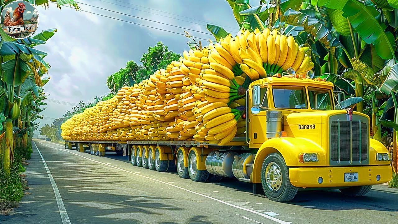 How Millions of Banana Harvested & Processed | Modern Banana Chips ...