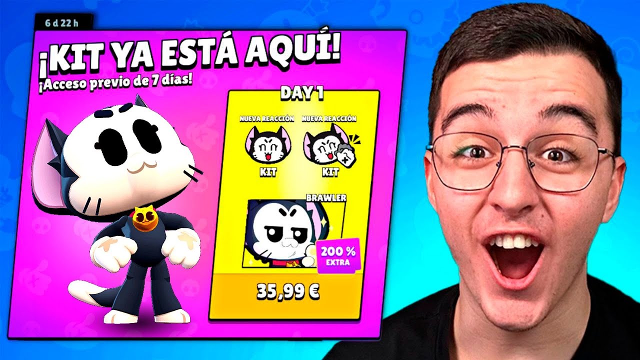 NUEVO BRAWLER KIT 😱🧶 (ESTÁ ROTÍSIMO 😼🔥) - Brawl Stars - YouTube