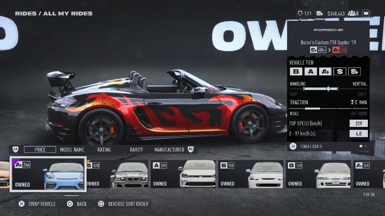 Need for Speed Unbound My garage - YouTube