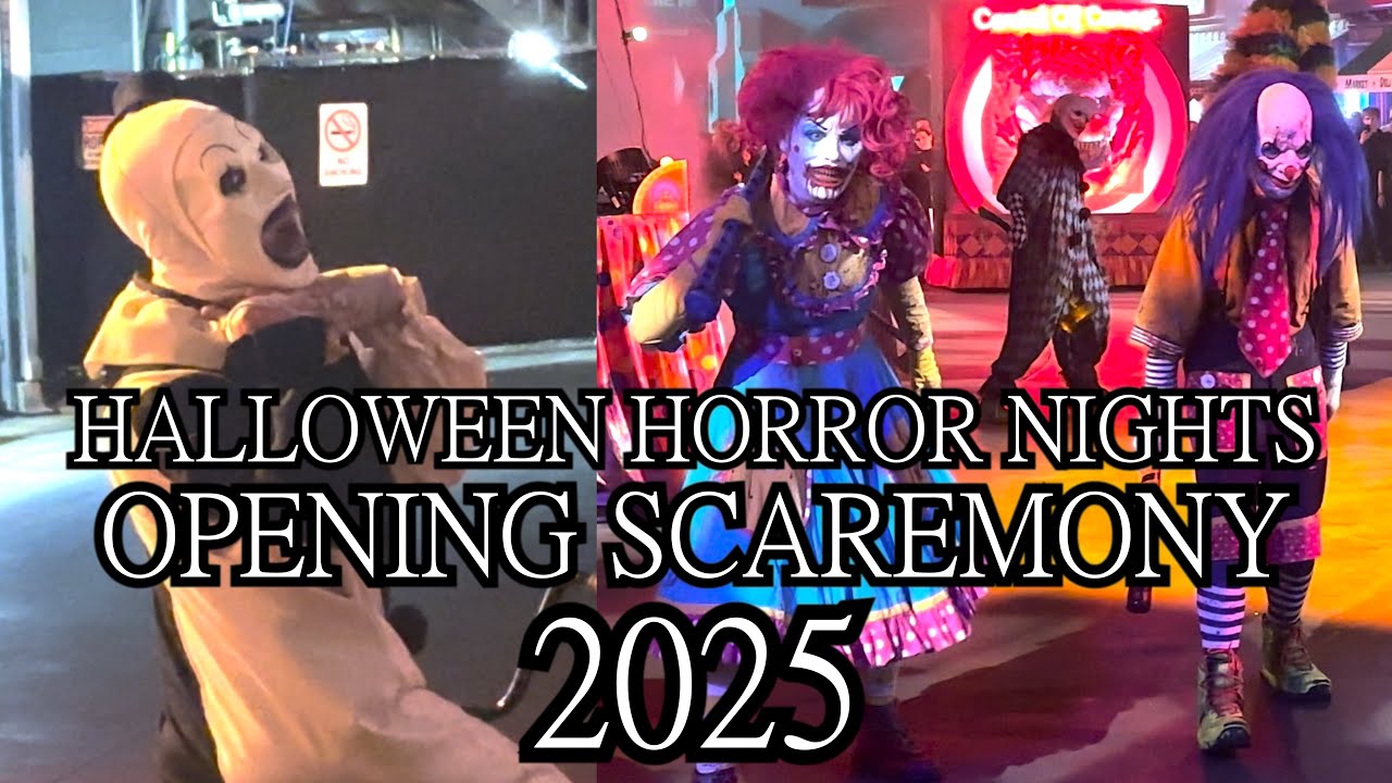 Halloween Horror Nights 2025 Opening Scaremony - YouTube
