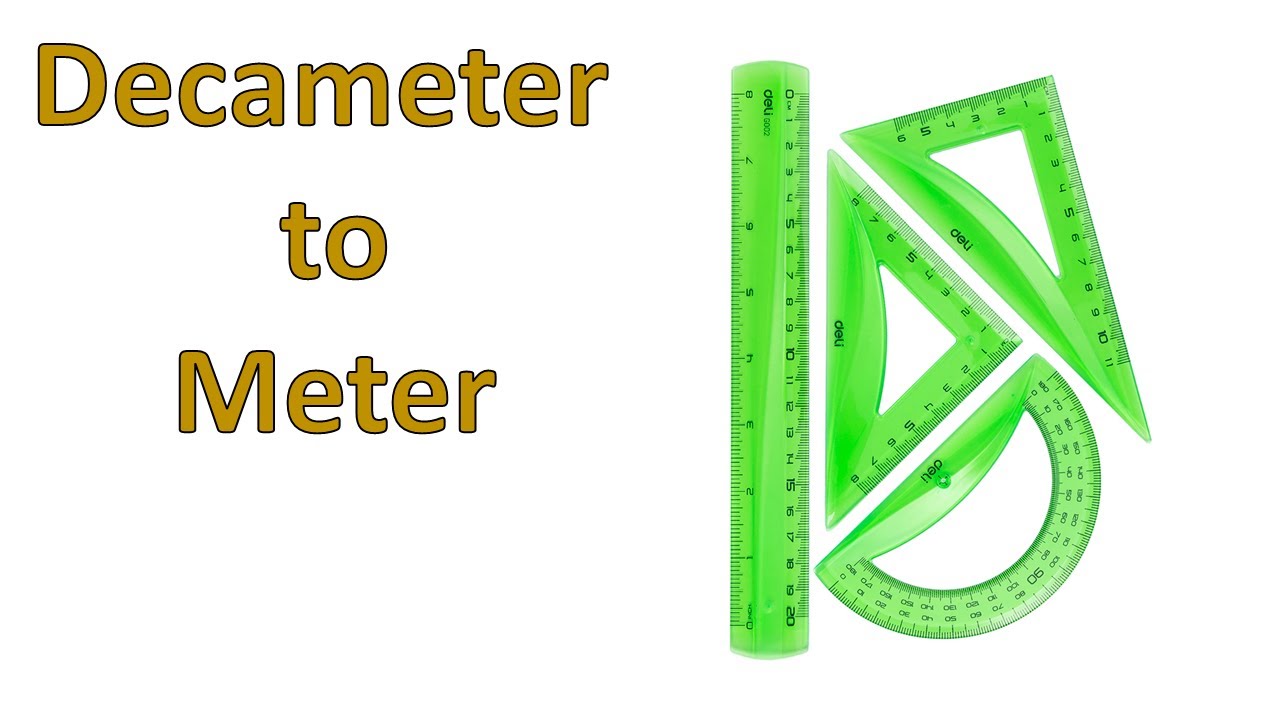 Decameter To Meter YouTube