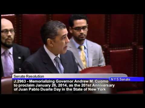 Senator Adriano Espaillat's session remarks on the 201st Anniversary of ...