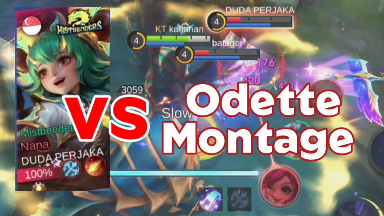 Odette Full Item Damage Montage Flicker Ulti Sampai Legendary 😎, Lawan ...